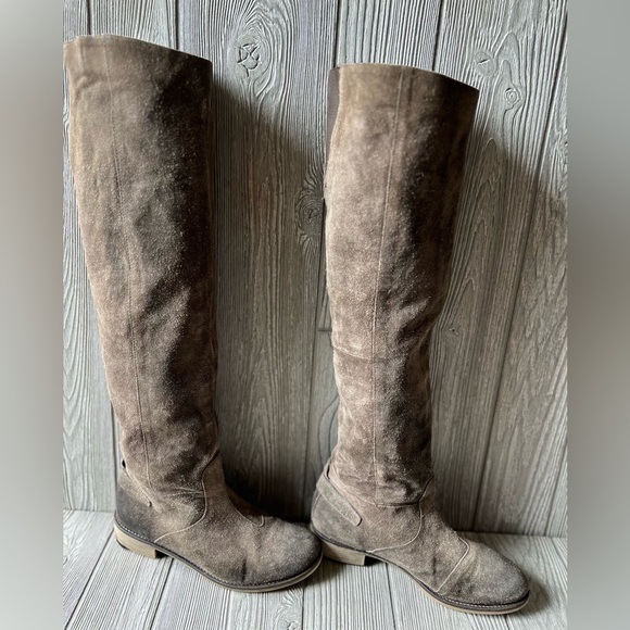 Boutique 9 | Shoes | Boutique 9 Over The Knee Real Suede Nicola Boots ...